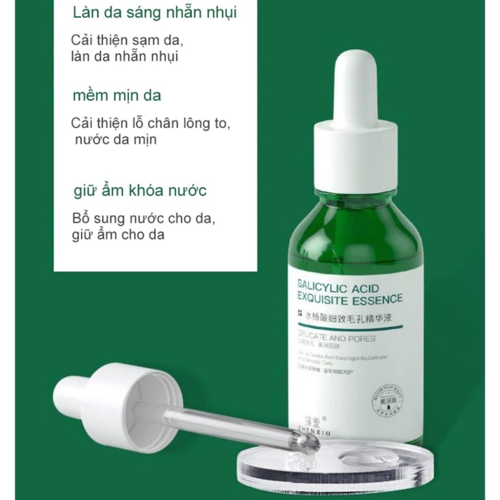 Serum ZHENXIU Salicylic Acid 30ml thu nhỏ lỗ chân lông | Shopee Việt Nam
