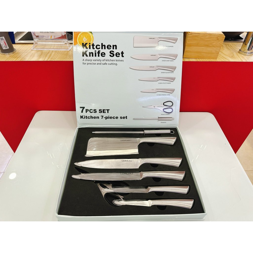 Bộ dao Lock&Lock 7 món | Shopee Việt Nam