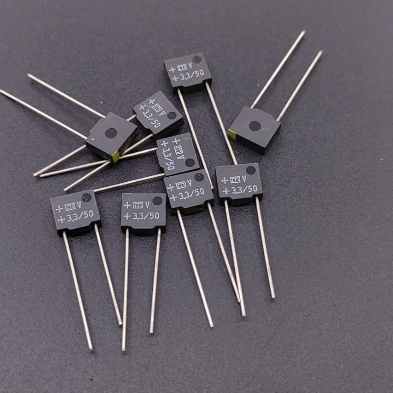 Tụ điện Tantalum 3.3uF/50V, 33uF/10V Japan | Shopee Việt Nam