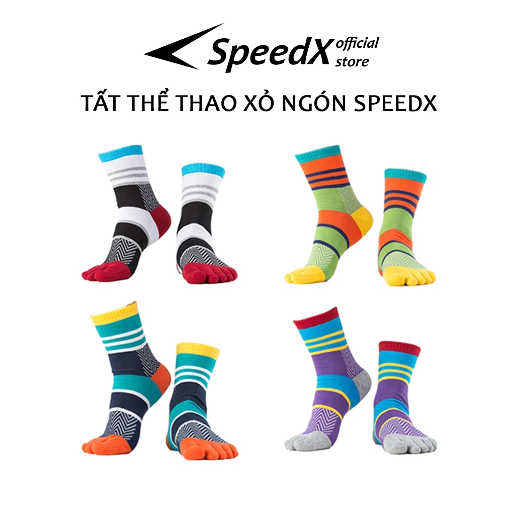 Tất xỏ ngón thể thao chạy bộ SpeedX chính hãng, Tất chạy bộ tất xỏ ngón ...