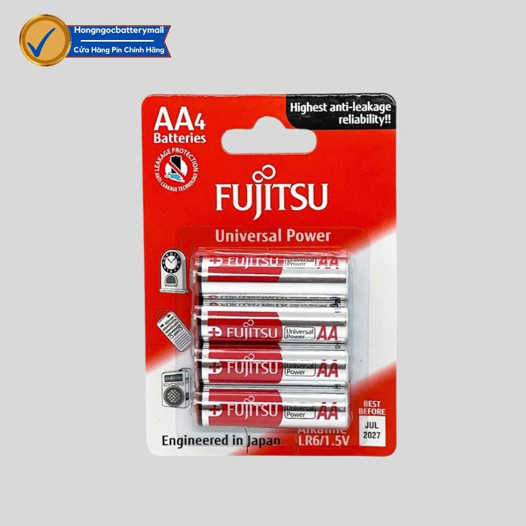 Pin AA , Pin AAA 1,5V Fujitsu Alkaline made in Indonesia | Shopee Việt Nam