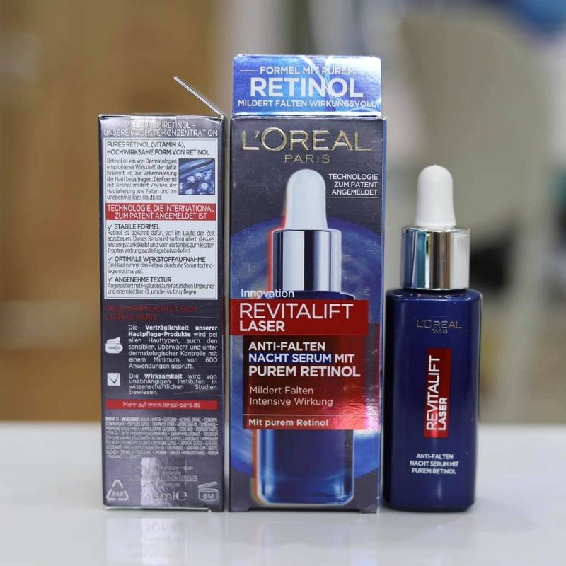 Hàng Đức Serum Dưỡng Da Chống Lão Hóa Loreal Revitalift Laser Retinol