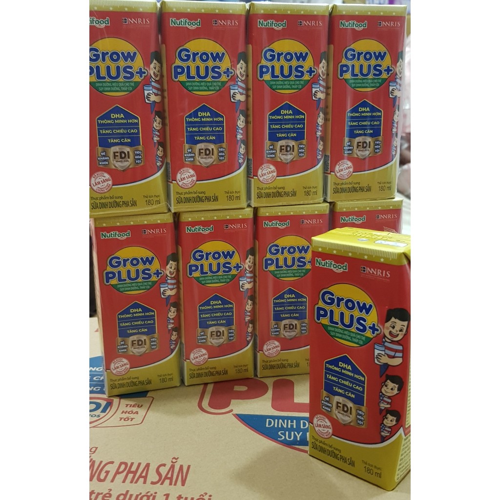 Sữa nước GrowPlus đỏ 180 ml | Shopee Việt Nam