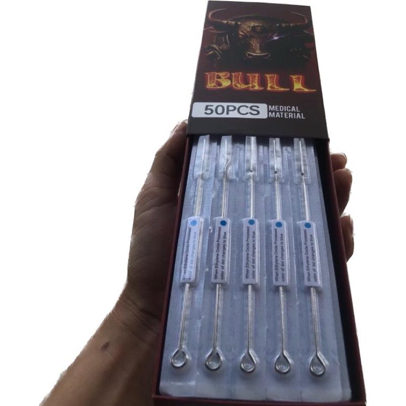 Kim dài tattoo ,kim xăm dài BULL , Kim dài hộp 50kim ( hộp 10 kim ...
