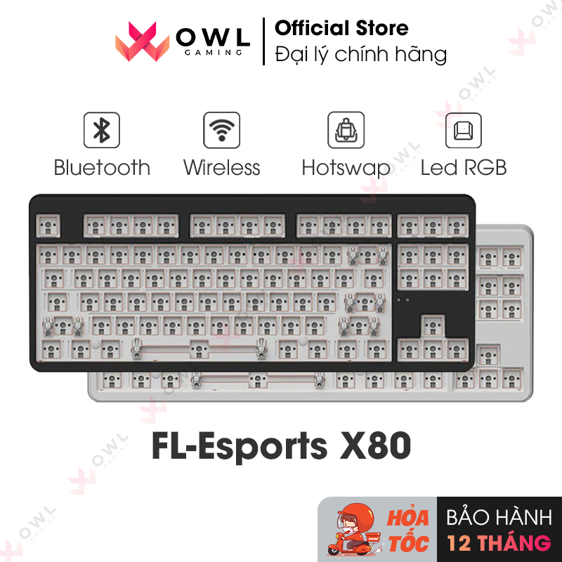 Kit bàn phím cơ FL-Esports X80 3 Mode (Hàng chính hãng) | Shopee Việt Nam