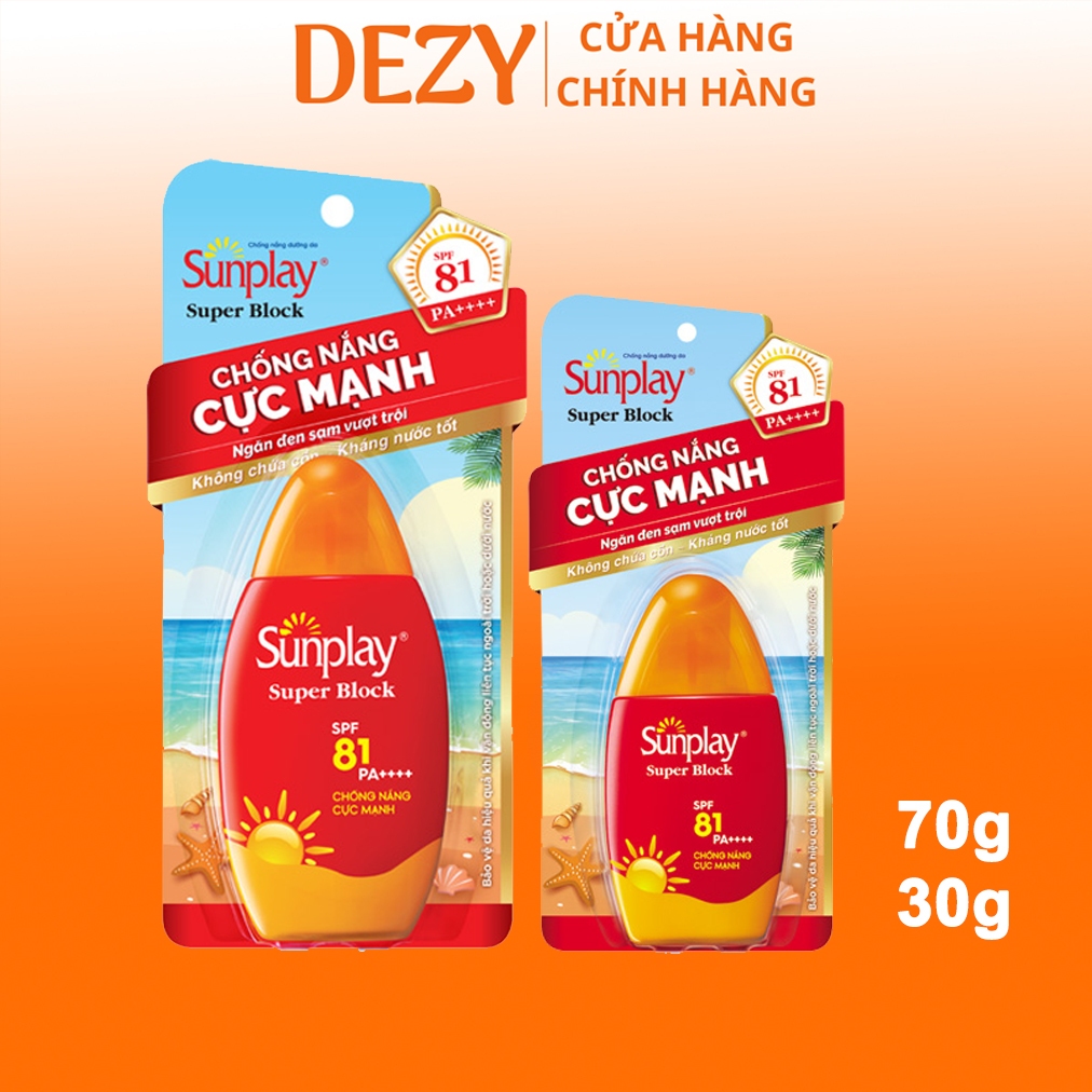 Kem Chống Nắng Sunplay Skin Aqua Super Block 81 Kcn Kháng Nước Nhật Bản ...