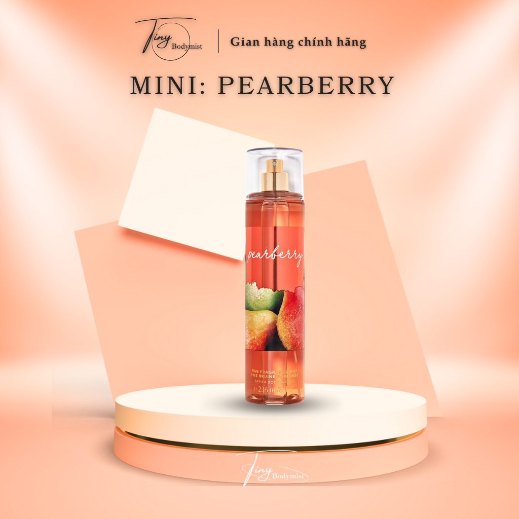 Xịt thơm toàn thân bodymist Bath & Body Works (Mini): Pearberry ...