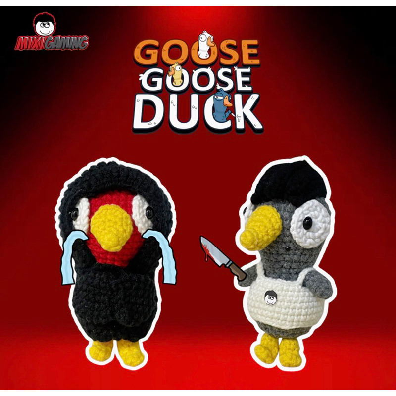 Móc len vịt mixi, móc khoá vịt mixigaming bộ đôi độ mixi và c trang 2k ...