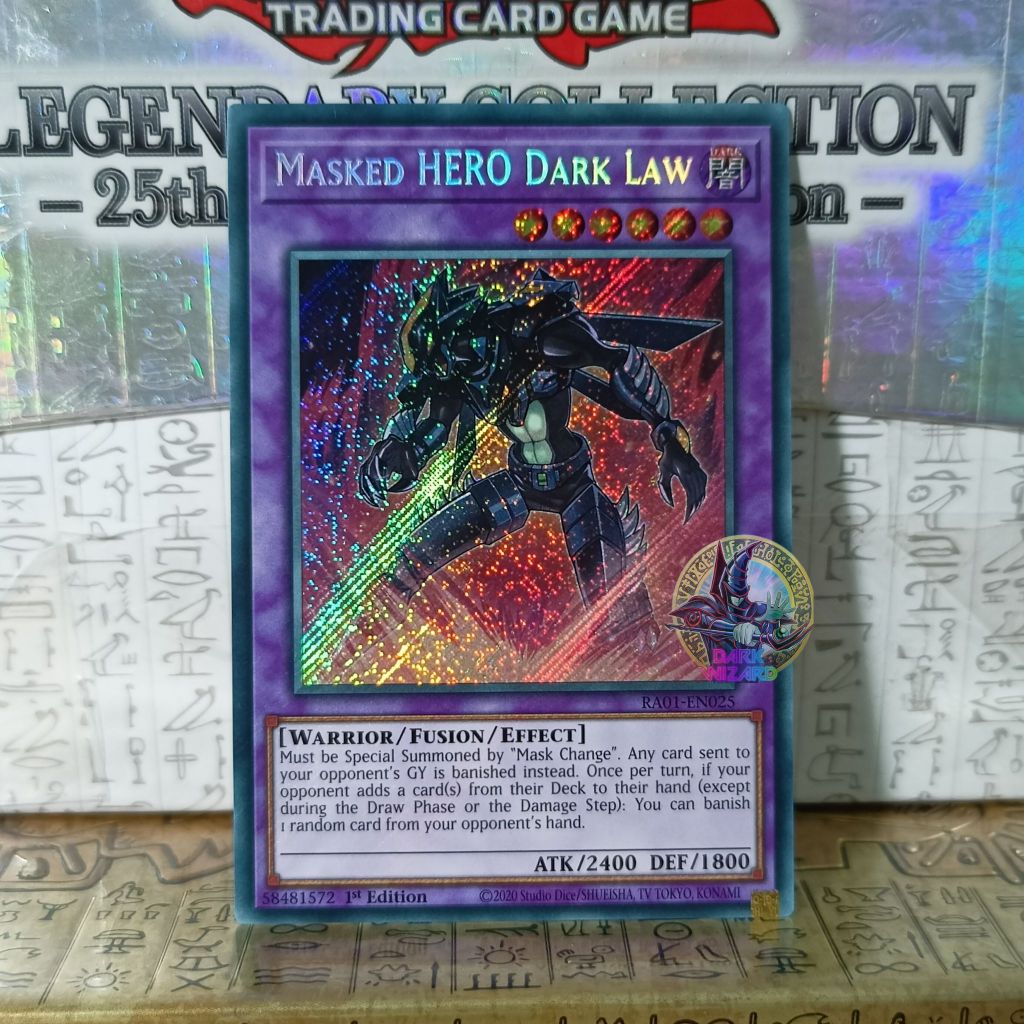Masked HERO Dark Law - RA01-EN025 - Secret Rare [Thẻ bài Yugioh] | Shopee Việt Nam