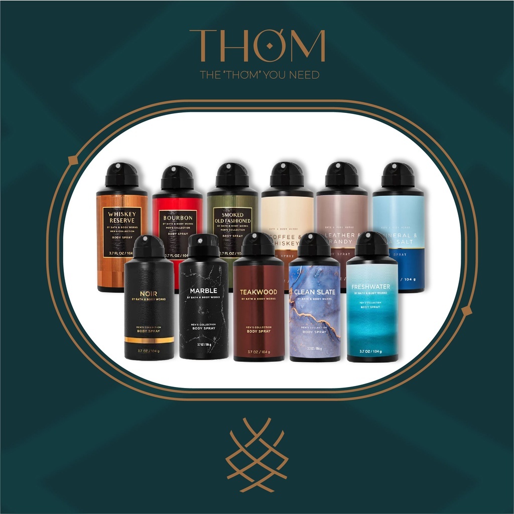 Xịt Toàn Thân Cho Nam Bath & Body Works Body Spray 104g Graphite Coast ...