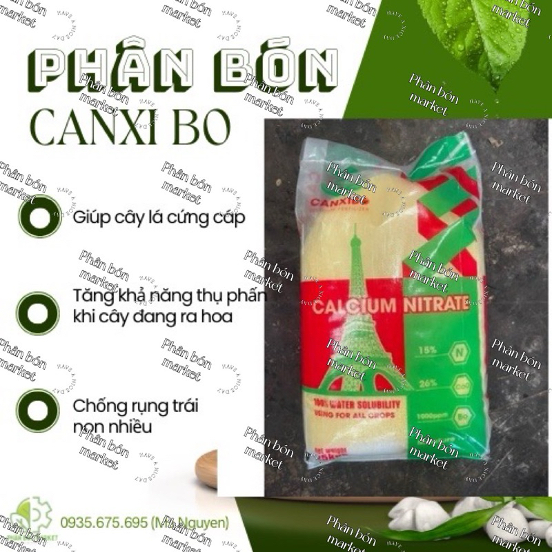 1KG Phân bón Canxi Bo chống rụng trái non, hết xì mủ | Shopee Việt Nam