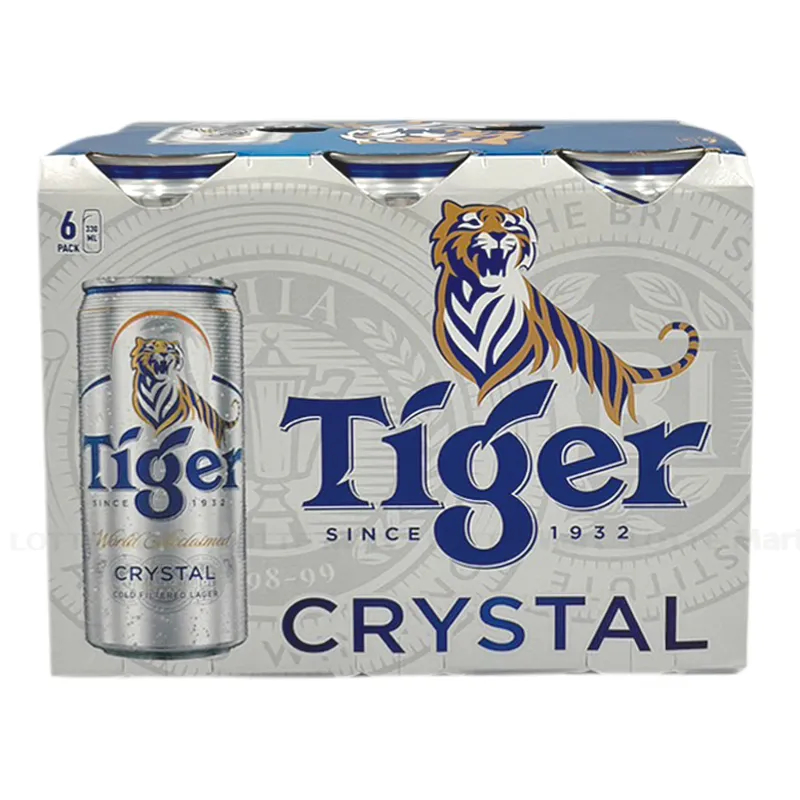 Lốc 6 Lon Bia Tiger Crystal 330ml/Lon | Shopee Việt Nam