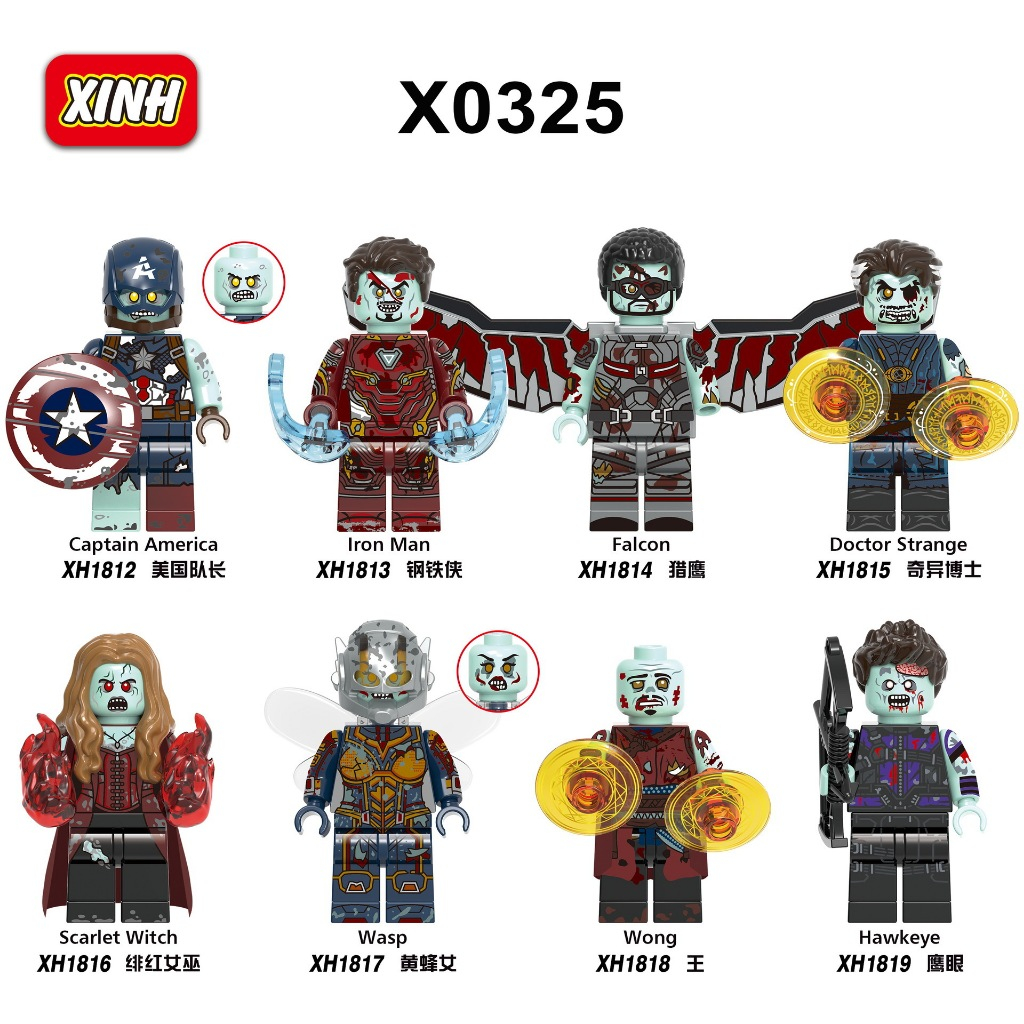 Mô hình Le.go Marvel zombie Iron Man Xe Suit | Shopee Việt Nam