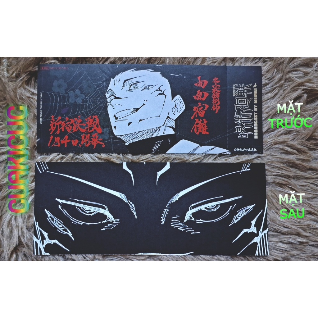 [CHÍNH HÃNG] Bookmark Gojo Satoru x Sukuna Ryomen - Jujutsu Kaisen 25 ...