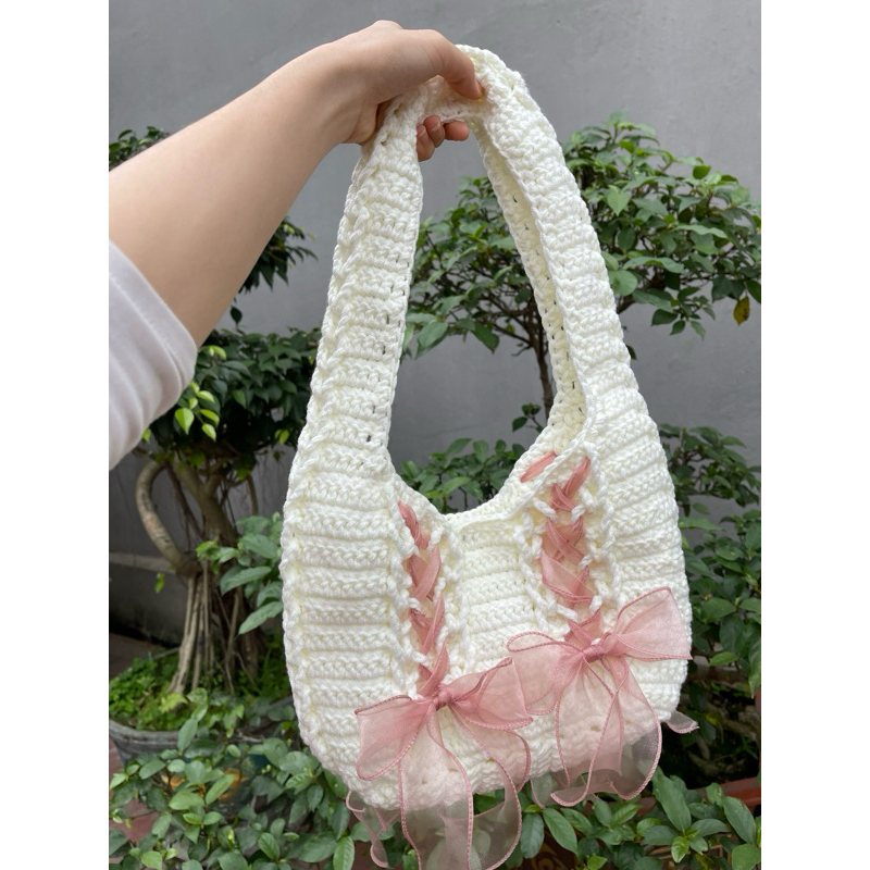 Cinta bag crochet - túi vintage siêu hot hit 🎀🎀🎀 | Shopee Việt Nam