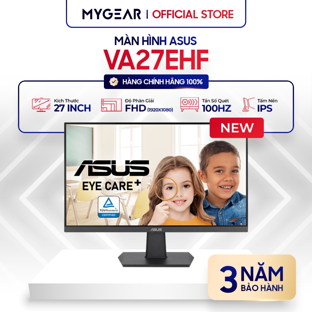 Màn hình Asus VA27EHF Eye Care 27" Full HD IPS 100Hz (HDMI) - Bảo hành ...