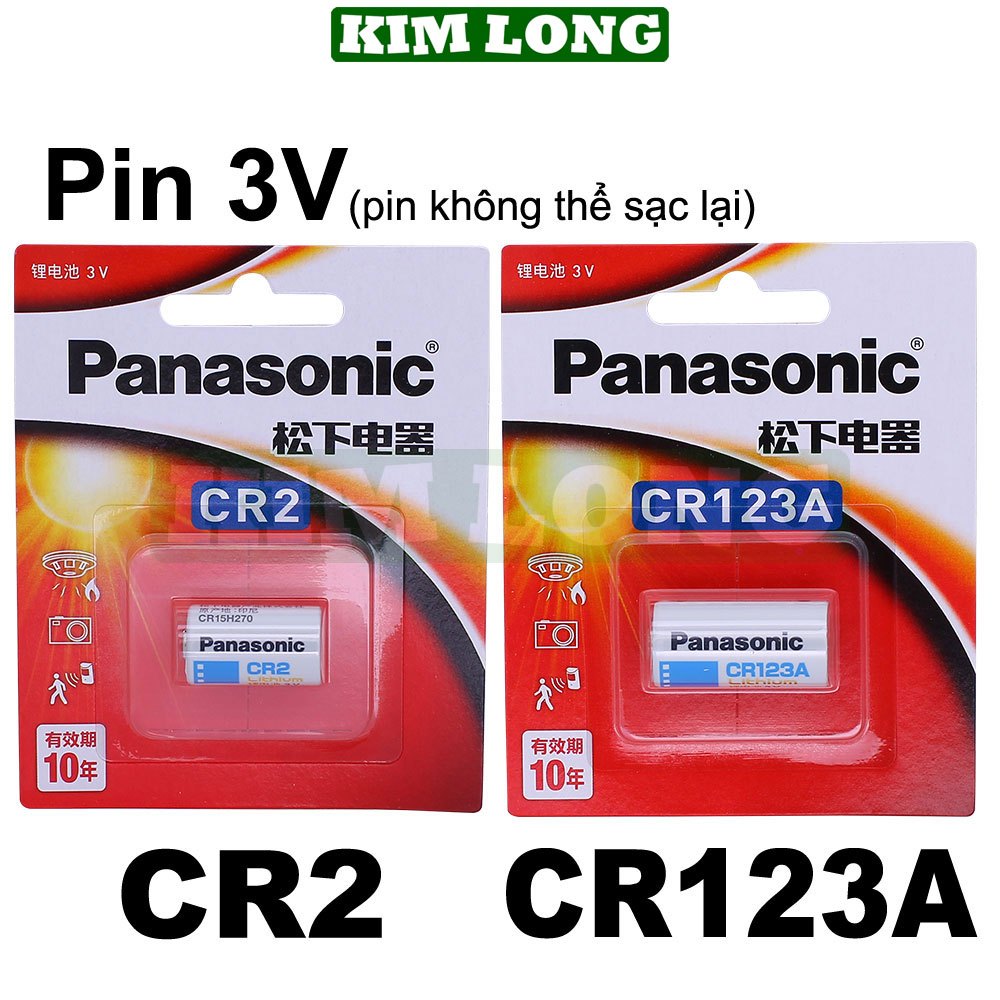 Pin CR2/CR123A Panasonic,pin Lithium 3V,CR-2CH/1B,CR-123ACH/1B,Hàng Chính Hãng | Shopee Việt Nam