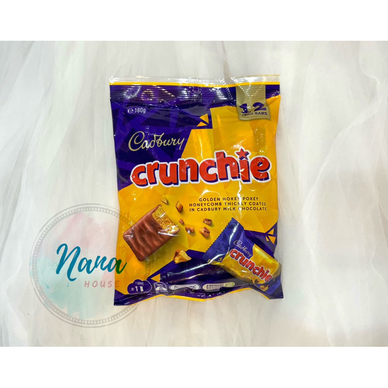 (chỉ giao TPHCM) Socola Cadbury Crunchie nhân Bơ Tổ Ong của Úc túi 12 thanh 180g - bill hàng ...