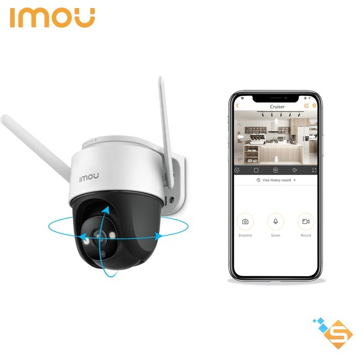Camera Wi-Fi Ngoài Trời Dùng SIM 4G IMOU S21FTP 2MP 1080P Màu Đêm, Xoay ...