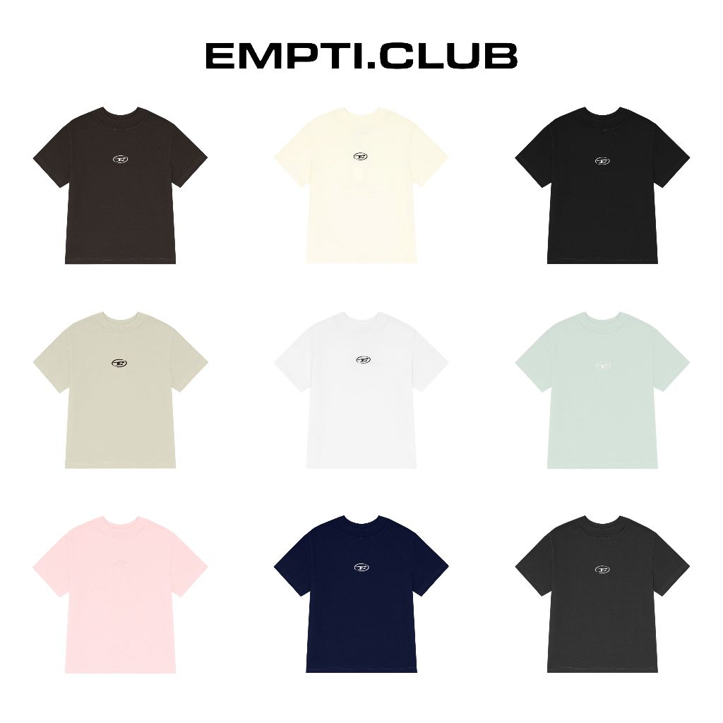 ÁO THUN BABY TEE THÊU LOGO EMPTI.CLUB – ATBBT-THÊU LOGO | Shopee Việt Nam