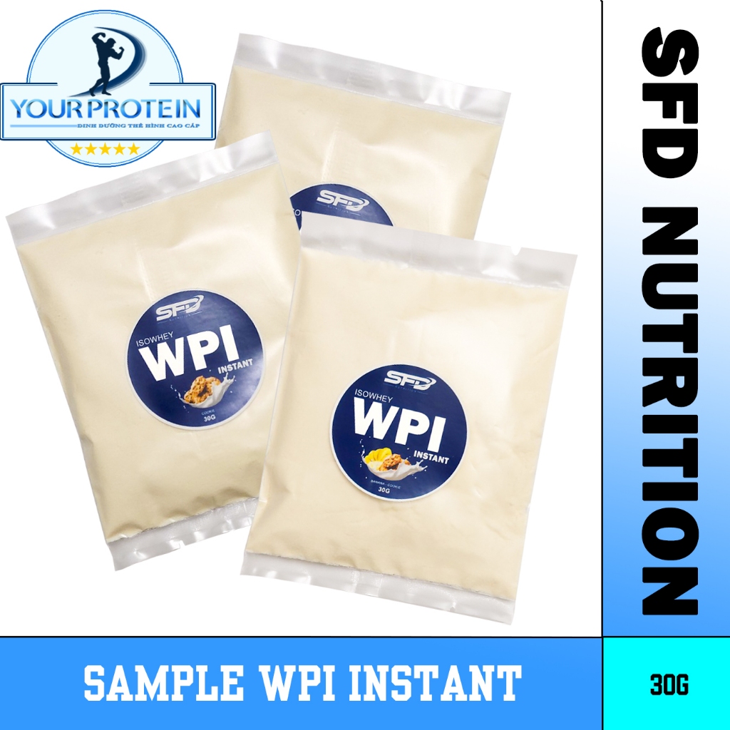 SFD - Gói Dùng Thử SAMPLE WPI Instant 30g ( 100% Whey Protein Isolate Instant ) | Shopee Việt Nam