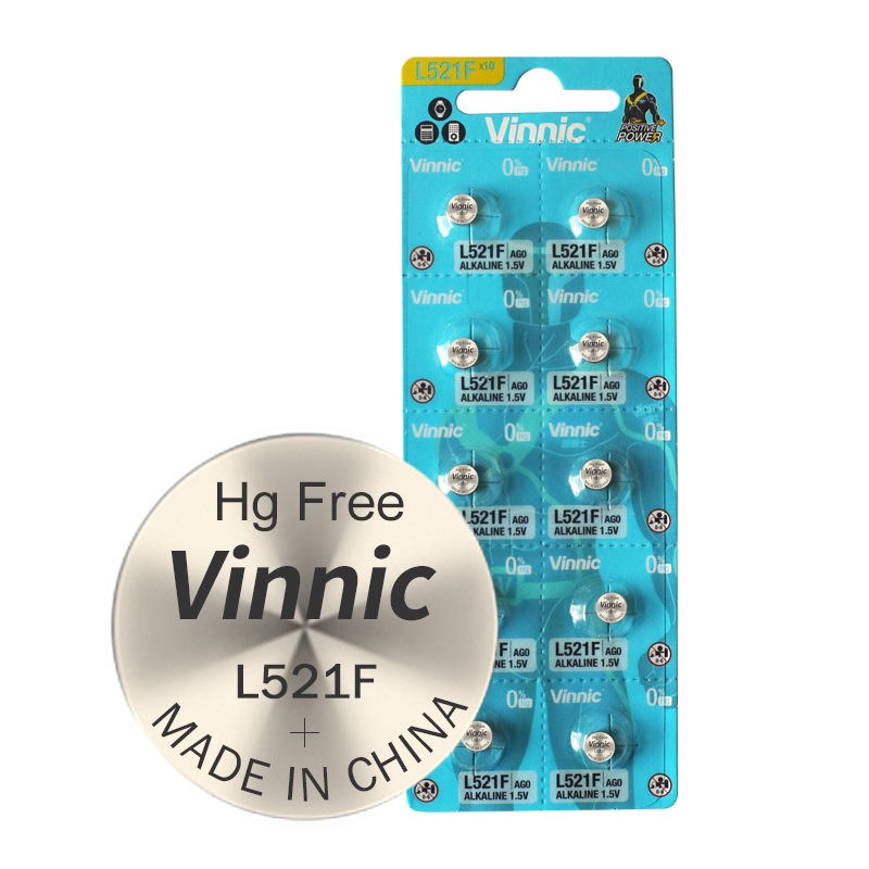 Vĩ 10 viên Pin Vinnic L521F AG0 521 LR521 Chính Hãng | Shopee Việt Nam