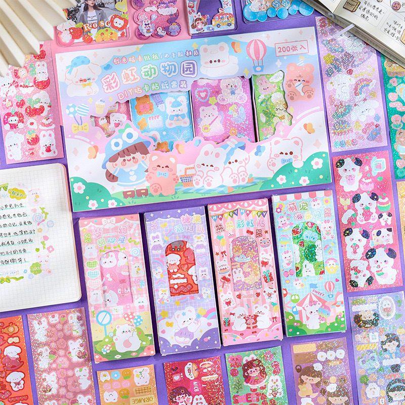 Hộp sticker blink blink trang trí toploader Động Vật cute - ChanBe ...