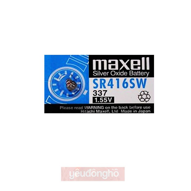 Pin đồng hồ SR416SW SR416 416 337 Maxell Chính Hãng | Shopee Việt Nam