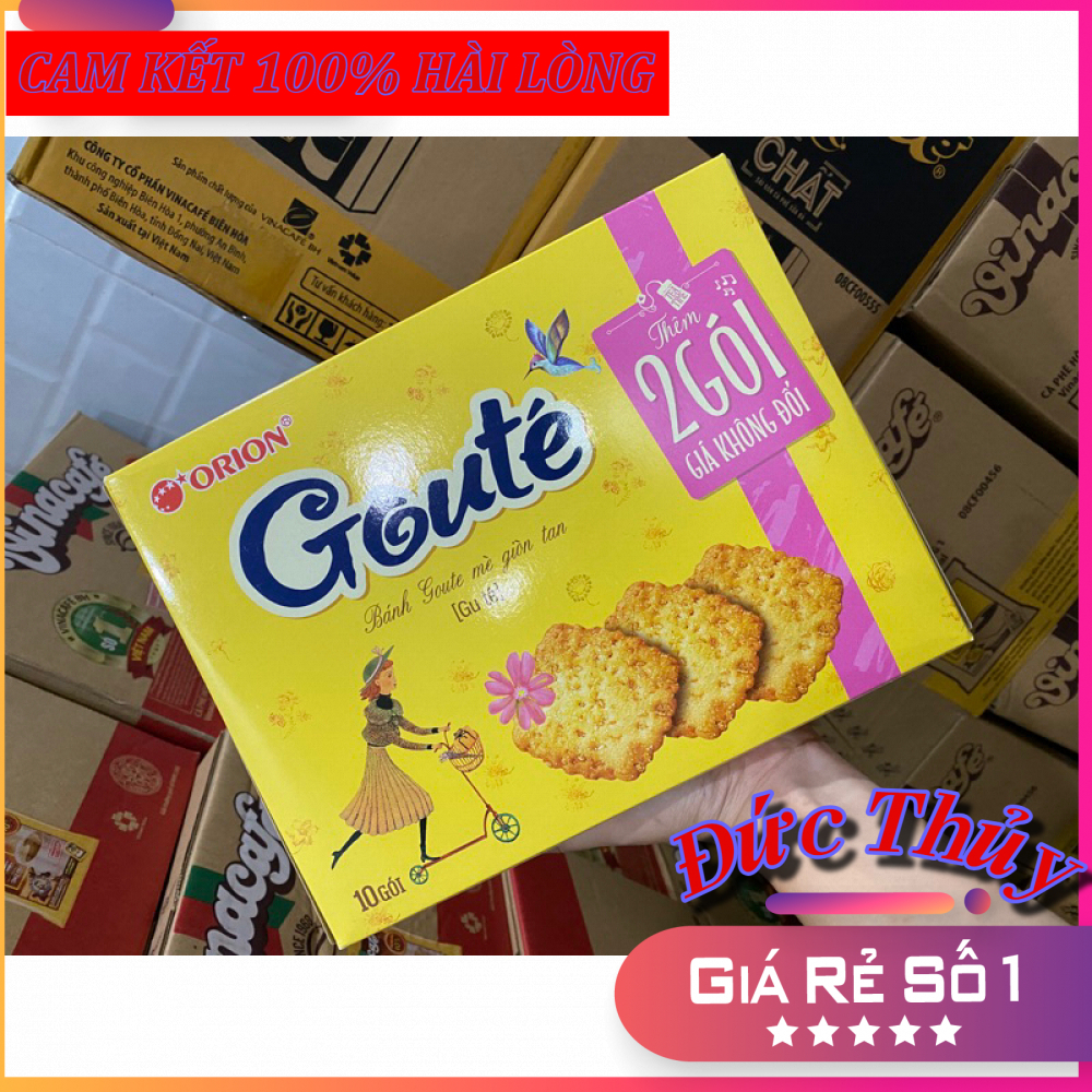 Bánh Orion Goute Hạt Dinh Dưỡng 396g (10 gói x 39,6g) | Shopee Việt Nam