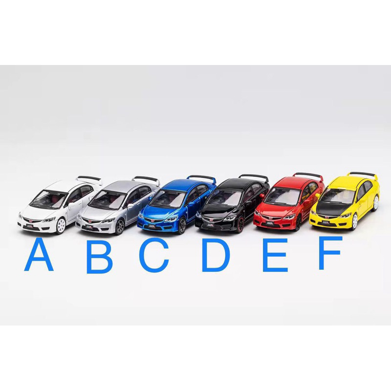 mohinhxeps-1/64_ DCT 1:64 Honda Civic Type-R FD2 Diecast Mod | Shopee ...