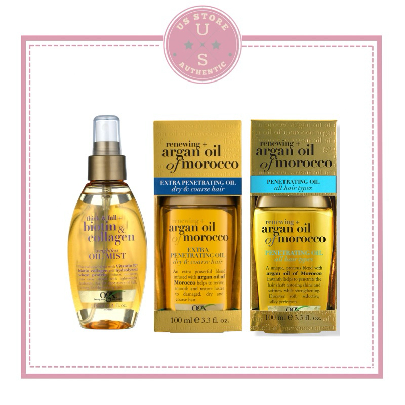 Dầu dưỡng tóc Ogx Renewing Argan Oil Of Morocco Penetrating Oil 100ml ...