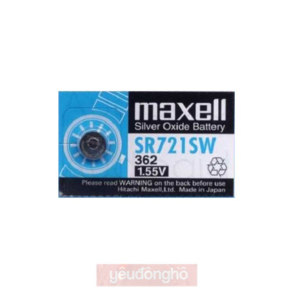 Pin đồng hồ SR721SW SR721 721 362 maxell chính hãng | Shopee Việt Nam