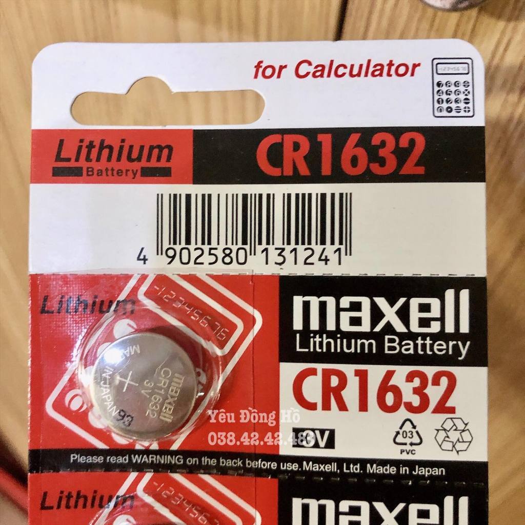 Pin Maxell CR1632 1632 Pin 3v Lithium Chính Hãng Japan | Shopee Việt Nam