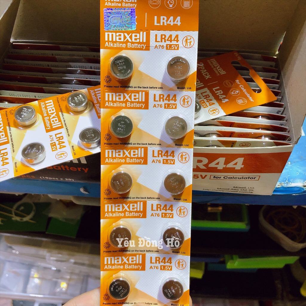 Pin LR44 AG13 357 A76 SR44W chính hãng Maxell | Shopee Việt Nam