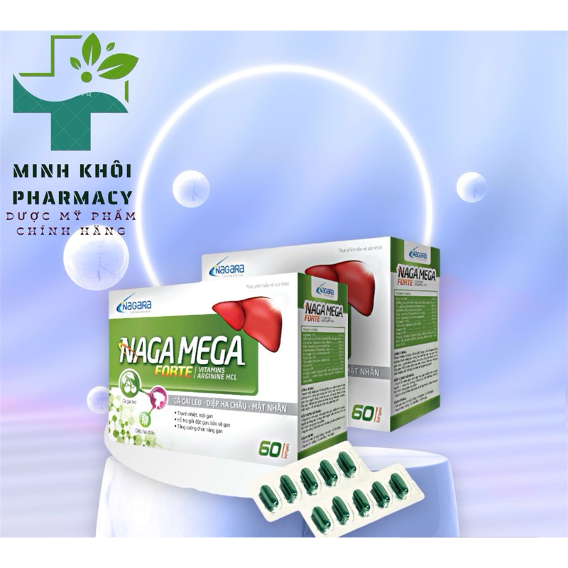 Bổ Gan NAGA MEGA Thanh Nhiệt, Mát Gan, Giải Độc Gan, Bảo Vệ Gan, Tăng ...