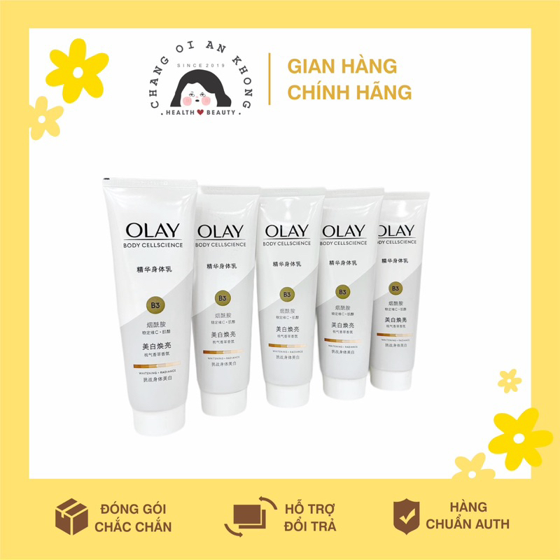 Olay radiance dưỡng thể siêu trắng ( combo 3 tuýp) | Shopee Việt Nam