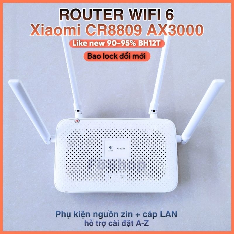 Bộ phát Wifi 6 Xiaomi Redmi AX1800 AX3000 CR8806 CR8808 CR8809 Mesh Gigabit Router Wifi 6 ...
