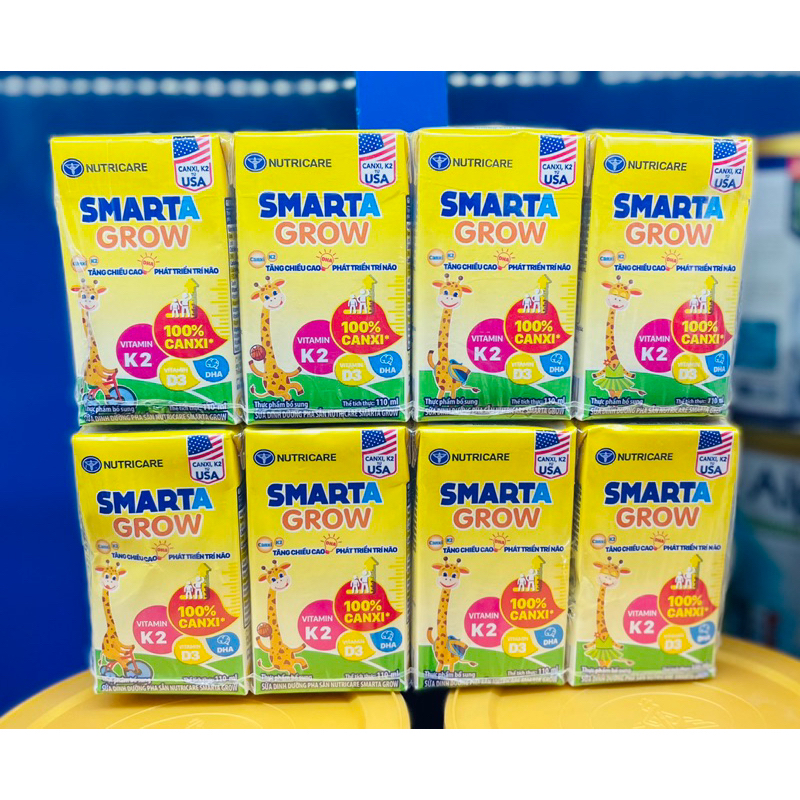 [Thùng 48 Hộp] Sữa Bột Pha sẵn Smarta Grow 110ml | Shopee Việt Nam