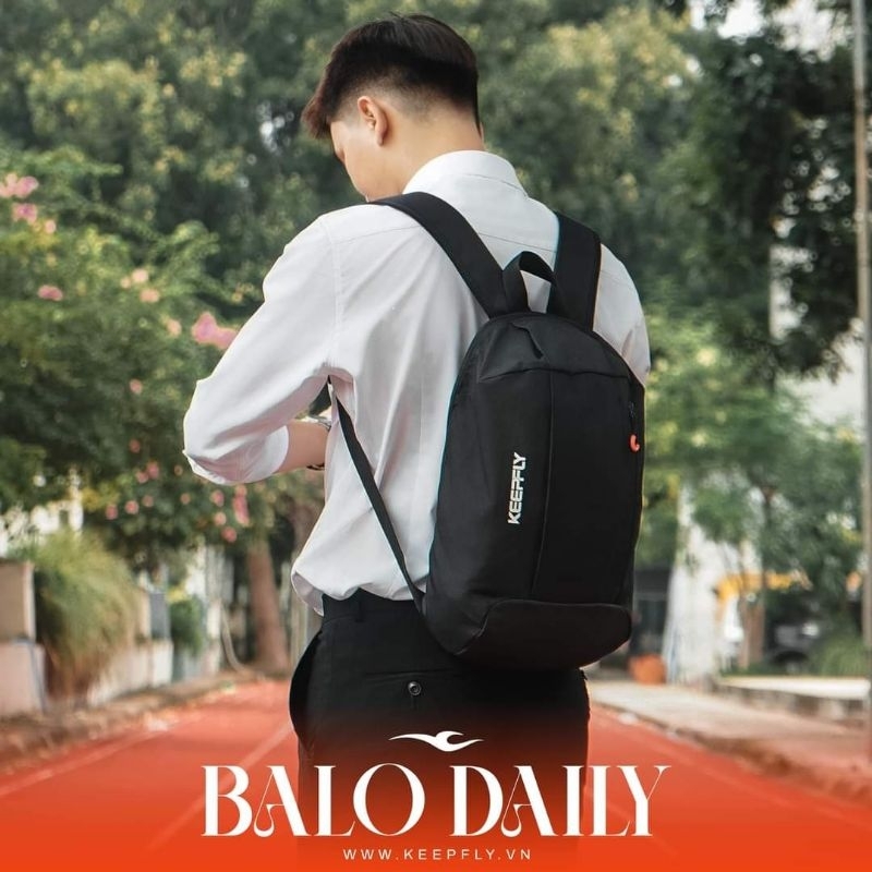 [CHÍNH HÃNG]Balo Mini Daily Keepfly Giá Rẻ Dung Tích 12lit Với Hai Ngăn Riêng Biệt Nhỏ Gọn Tiện ...