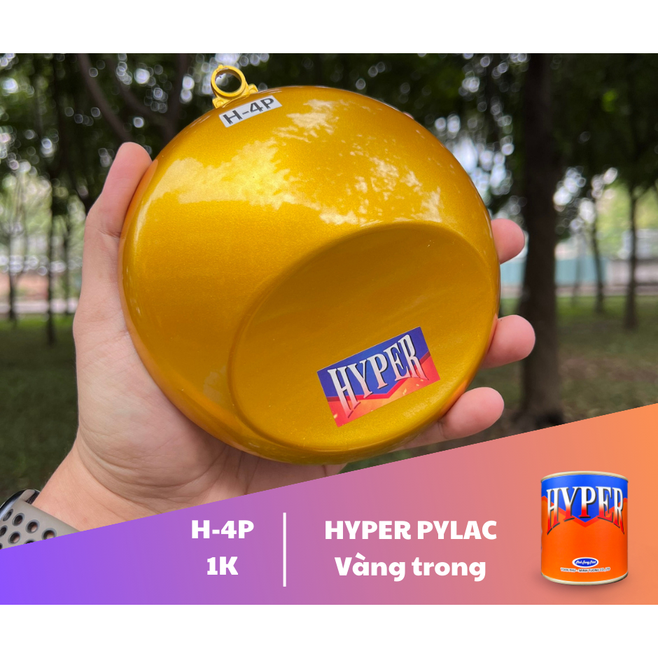 Sơn xe máy HYPER Candy màu vàng 1K (Code: H-4C) | Shopee Việt Nam
