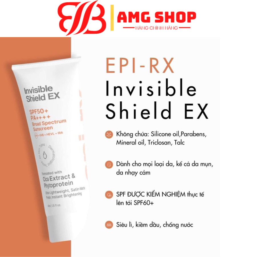 Kem Chống Nắng Epi-Rx Invisible Shield EX SPF 50+ PA++++ | Shopee Việt Nam