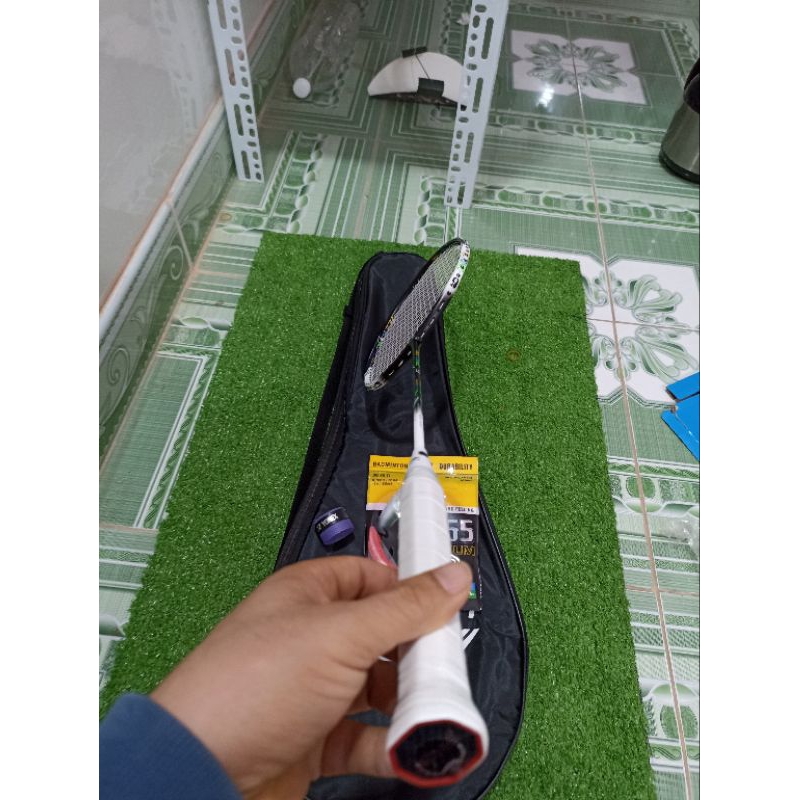 vợt cầu lông lin.ing tectonic 9, căng sẵn 11kg, max 13kg, tặng 1 cuốn cán + túi đựng vợt ...