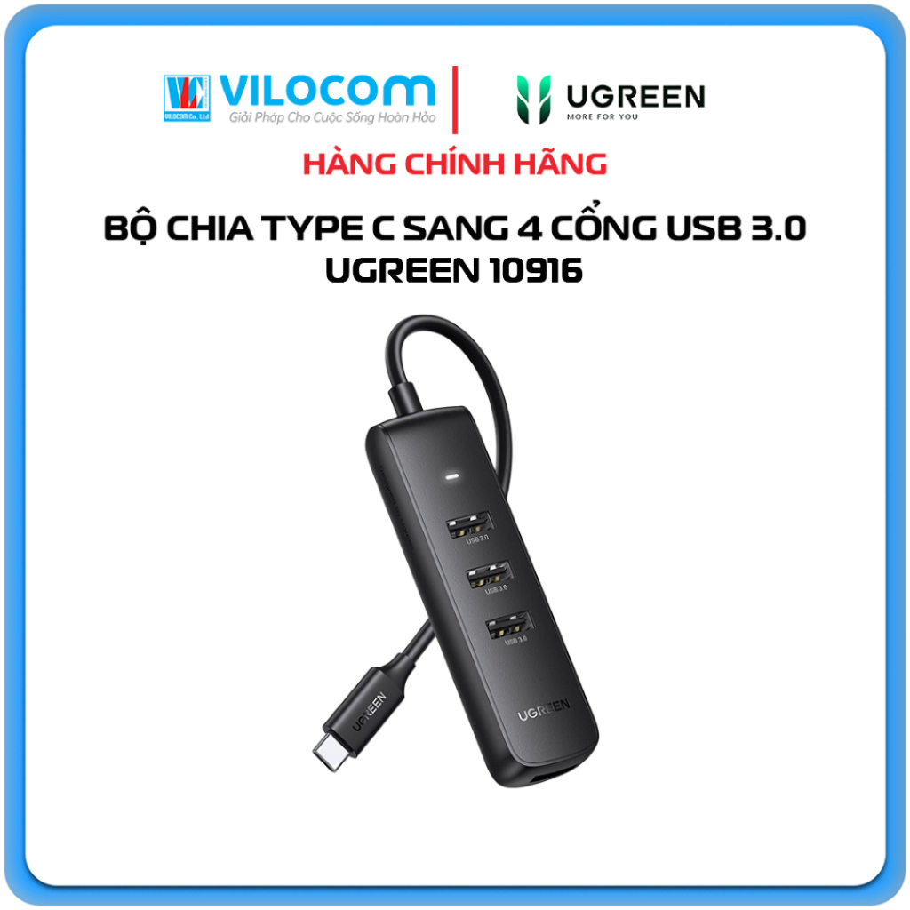 Hub Ugreen 10916 4 in 1 (USB Type-C ra 4 cổng USB 3.0) | Shopee Việt Nam