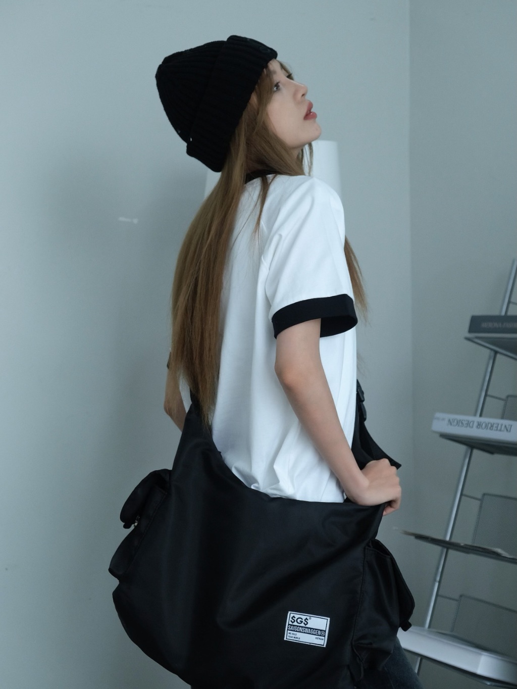 Túi đeo chéo nam nữ SAIGON SWAGGER® chất liệu nylon ELEP HOBO BAG ...