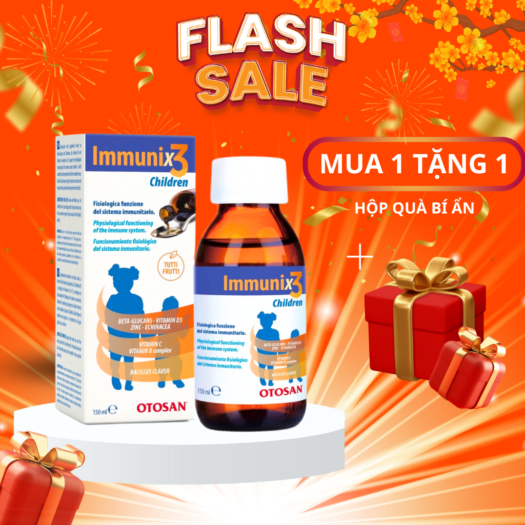 Immunix 3 children Siro tăng cường đề kháng, cân bằng vi sinh đường ...