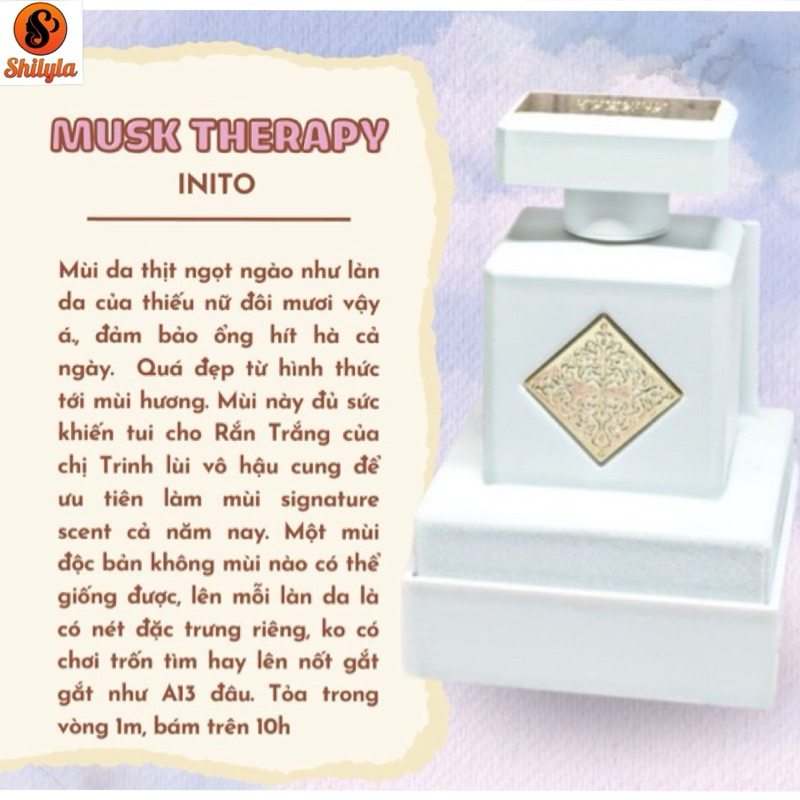 Initio Musk Therapy Extrait de Parfum - Nước Hoa Unisex chiết 10ml ...