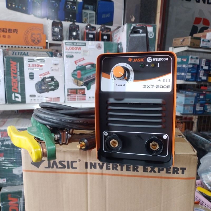 Máy hàn điện tử que JASIC ZX7 _ 200E CAM KẾT CHÍNH HÃNG DO WELDCOM phân phối có tem kích hoạt ...
