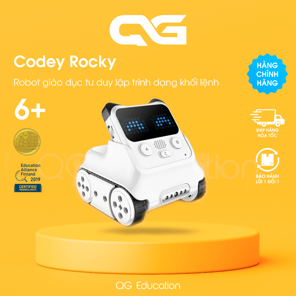 Đồ chơi giáo dục lập trình Robot Makeblock Codey Rocky, Hỗ trợ AI & Iot ...