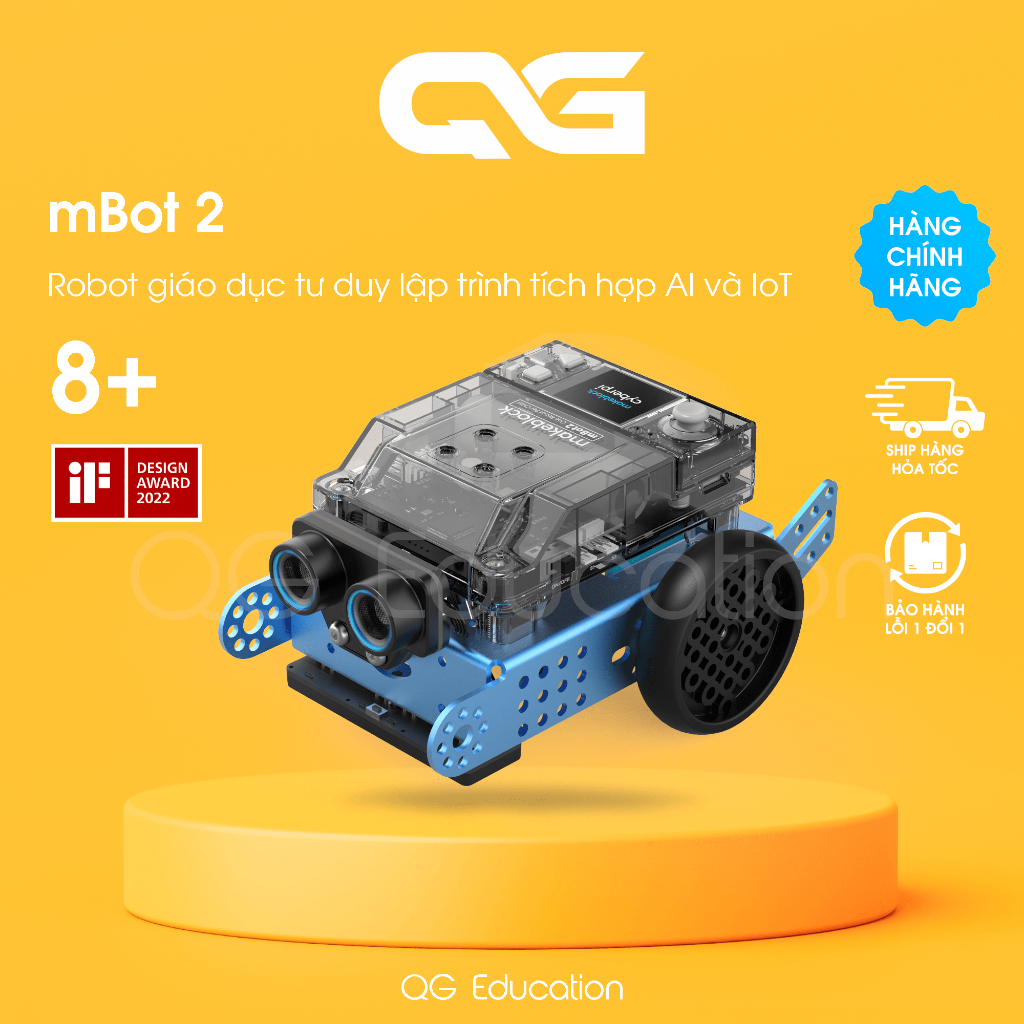 Robot Giáo Dục STEM mBot 2 Makeblock – Lập Trình Scratch Python AI IoT - Dành cho trẻ 8+ tuổi ...