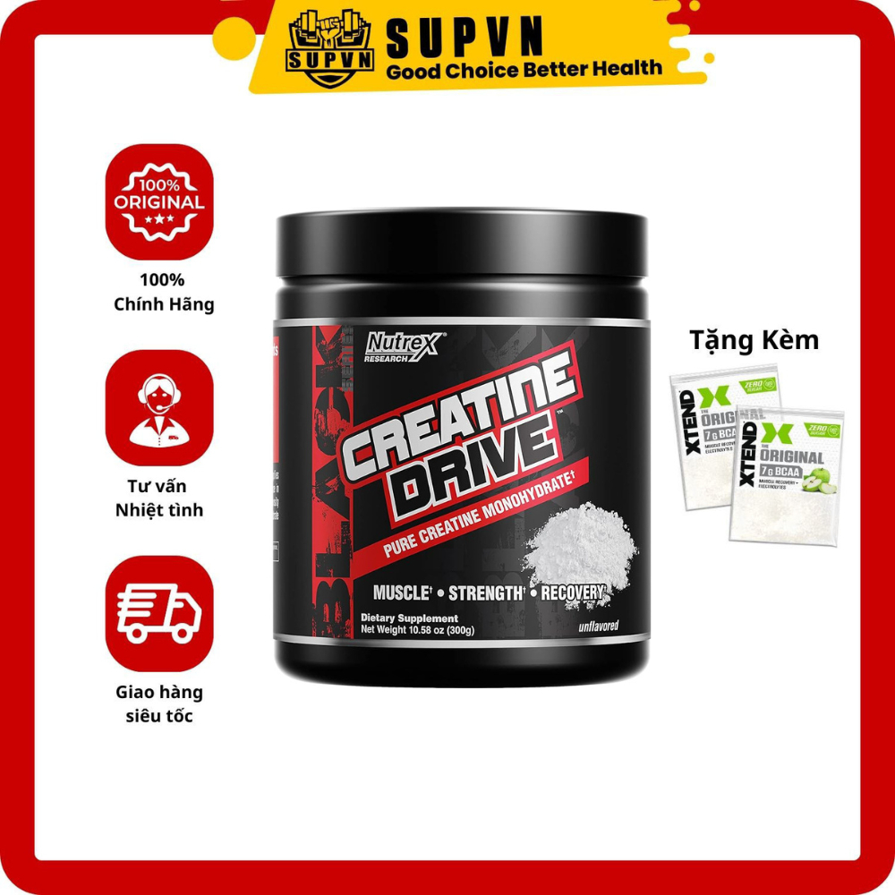Nutrex Creatine Drive 300gram - Phục Hồi Phát Triển Cơ Bắp | Shopee ...